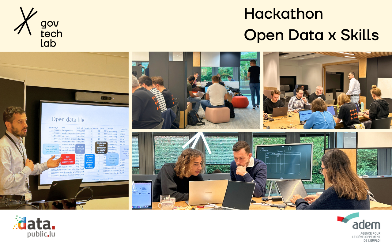 Hackathon Open Data x Skills - Govtech Lab - Luxembourg